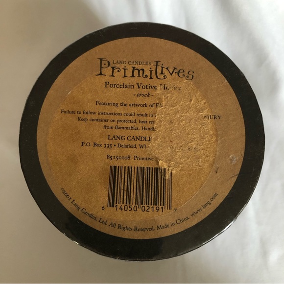 lang primitives | Accents | 20 Lang Primitives Floral Porcelain Votive ...